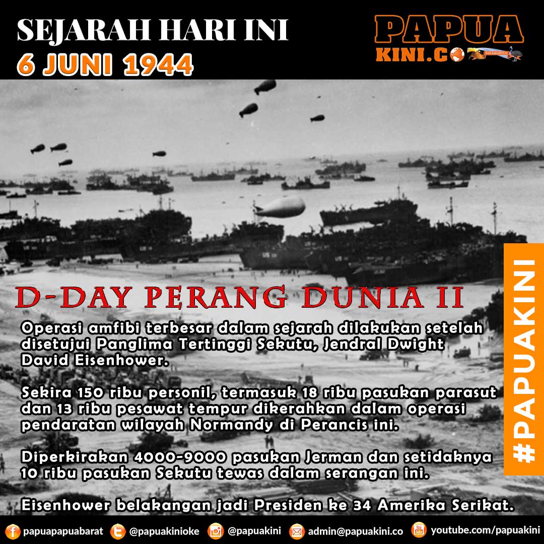 sejarah-hari-ini-6–juni-2019-D-Day – Papua Kini